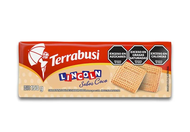 Terrabusi Lincoln Coconut Cookies 153g/0.33lb