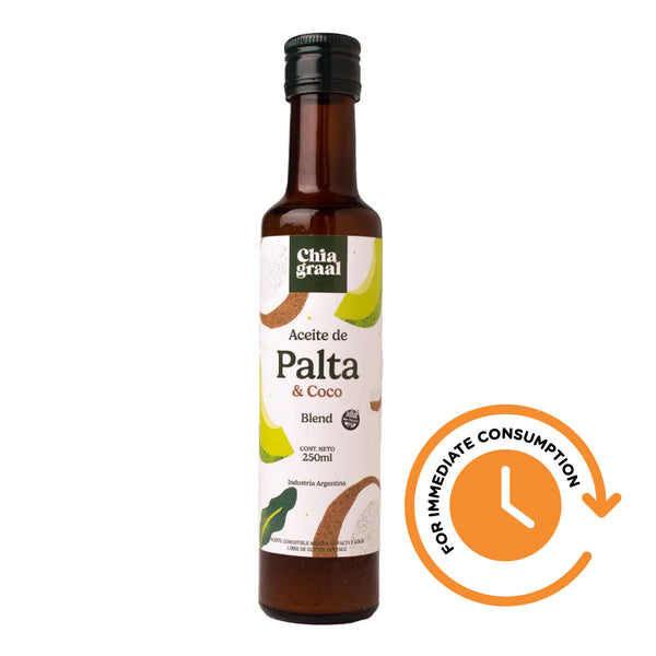SALE CHIA GRAAL Avocado and Coconut Oil Blend 100% Pure 250 g / 8.8 oz ...