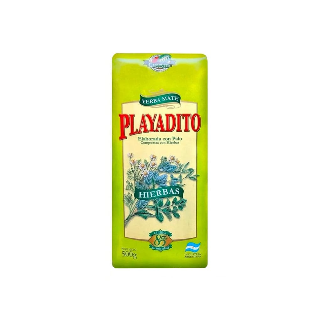 Playadito Yerba Mate con Hierbas from Colonia Liebig, with Lemon Verbe