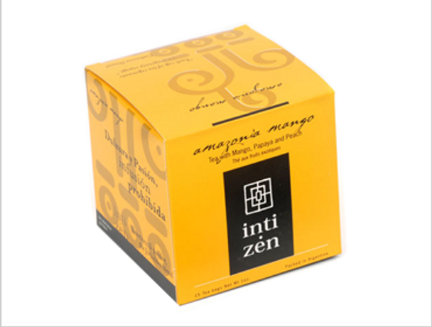 Inti Zen Amazonia Mango - Black Tea, Mango, Papaya & Peach (box of 15