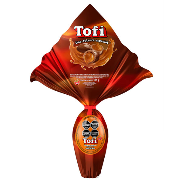 Tofi Easter Egg Milk Chocolate 115 g / 4.05 oz